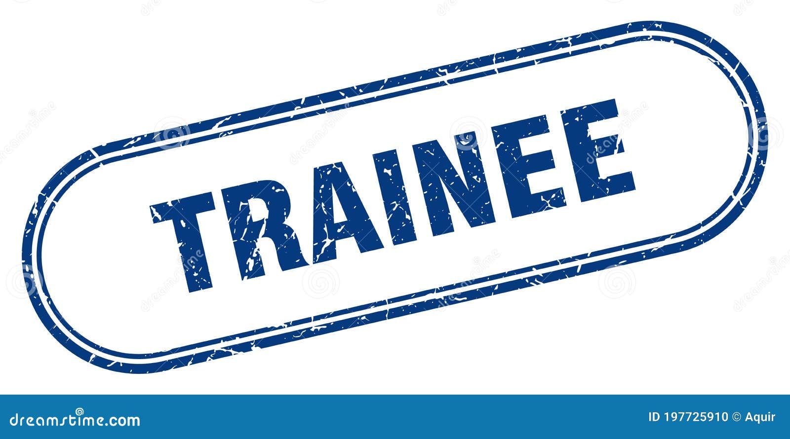 Trainee Stamp. Rounded Grunge Textured Sign. Label Stock Vector ...