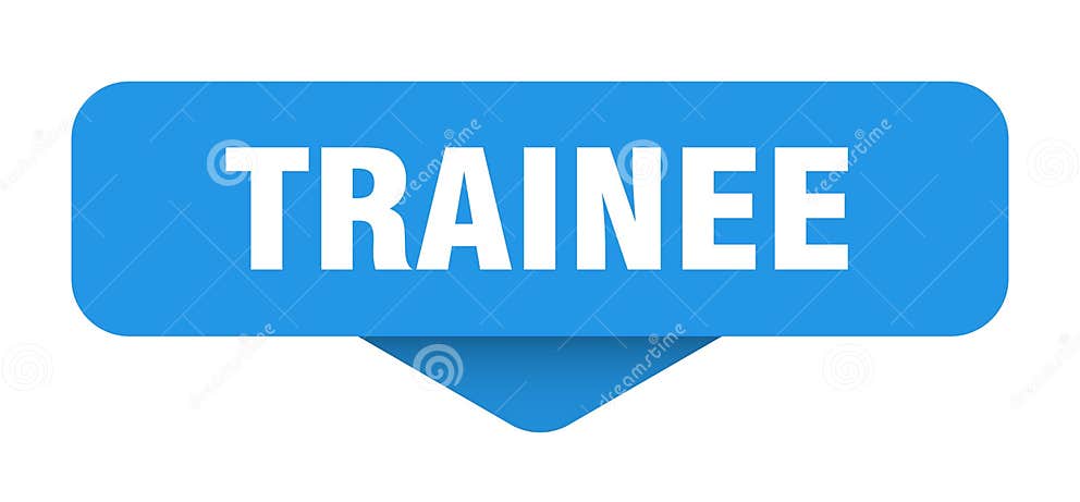Trainee Sticker. Trainee Sign on Transparent Background Stock Vector ...