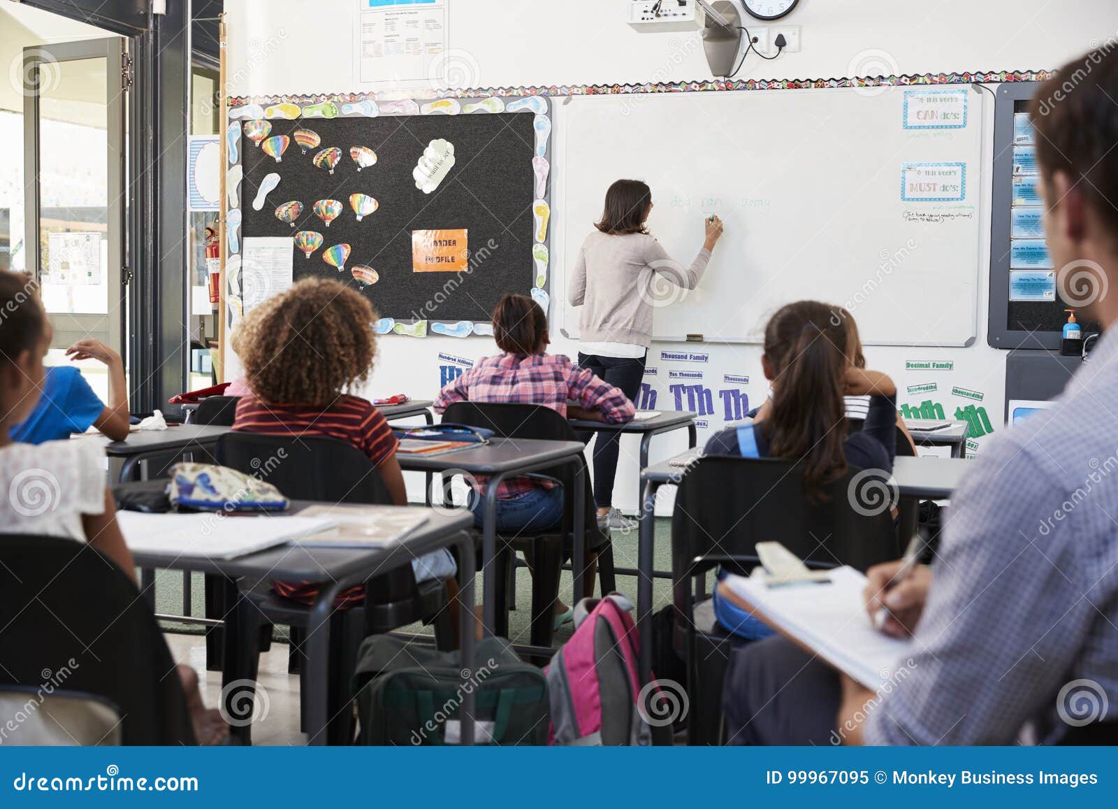 Trainee Teacher Learning How Teach Elementary Students Stock Image ...