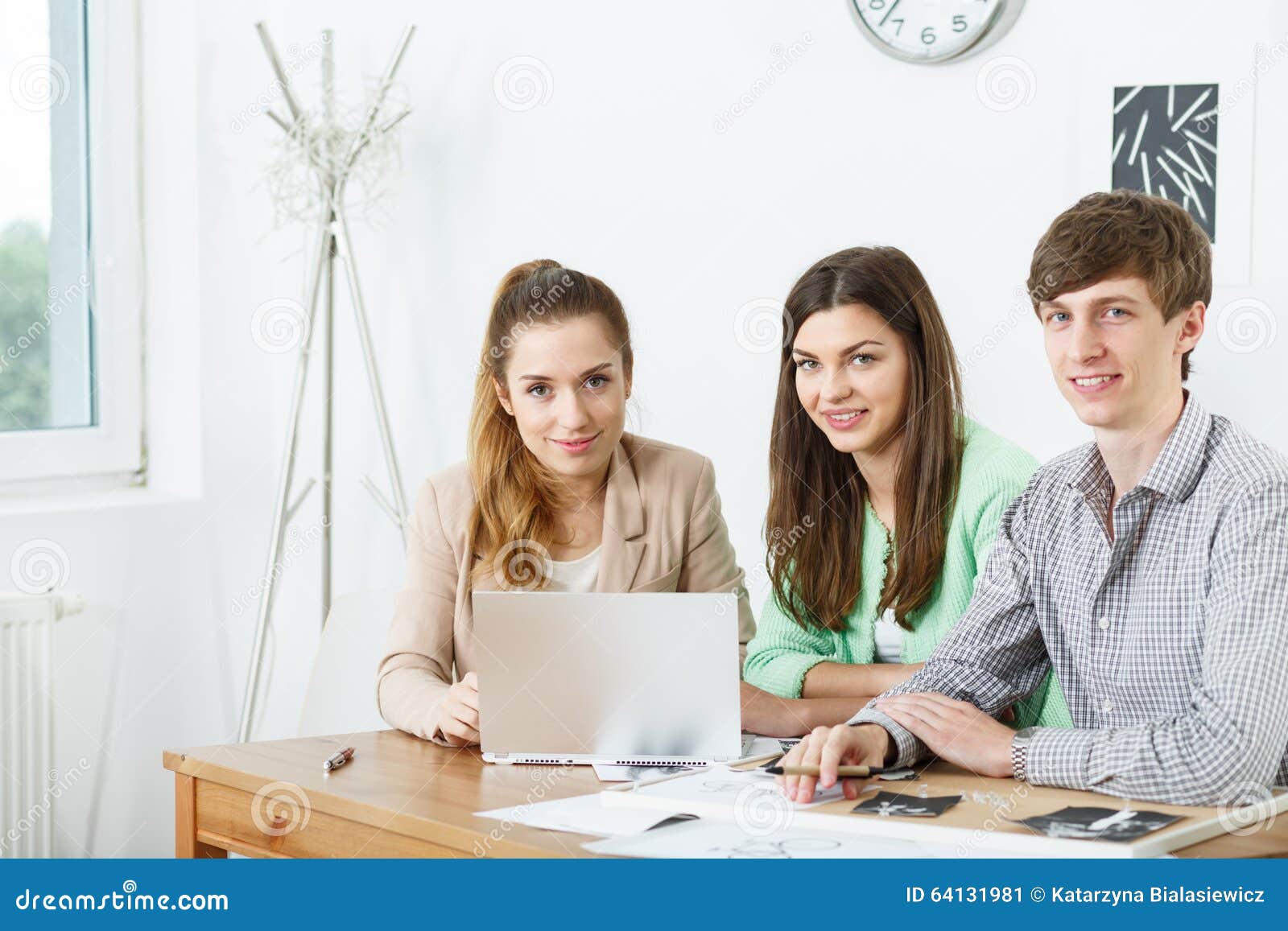 Trainees Achieving Work Experience Stock Image - Image of female ...