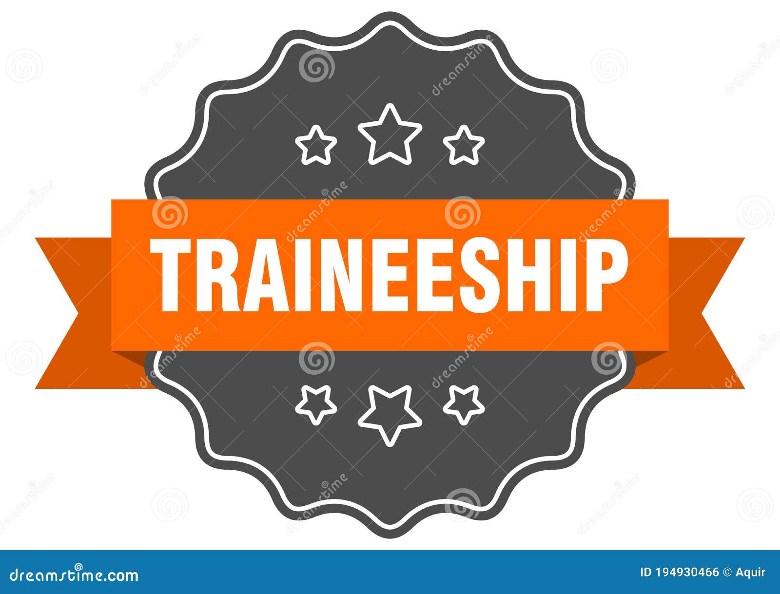 Traineeship Label. Traineeship Isolated Seal. Sticker. Sign Stock ...
