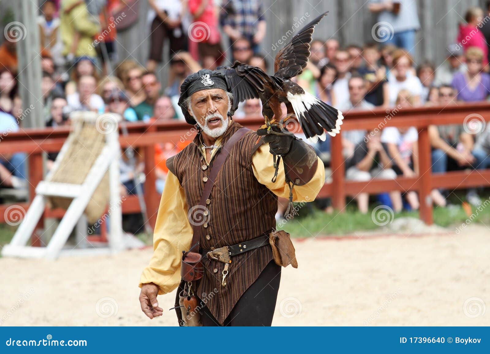 Trainer Demonstrates Hawks Abilitiesenai Editorial Image - Image of ...