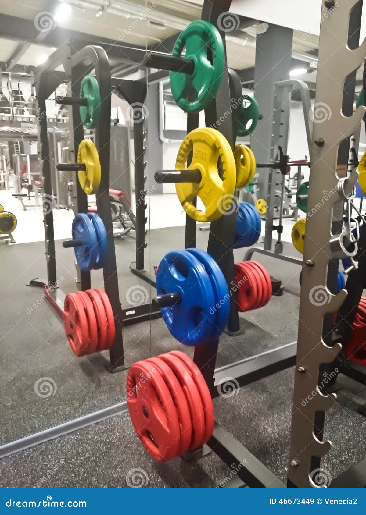 Trainer Power Frame with Discs for Rod Stock Image - Image of hard ...