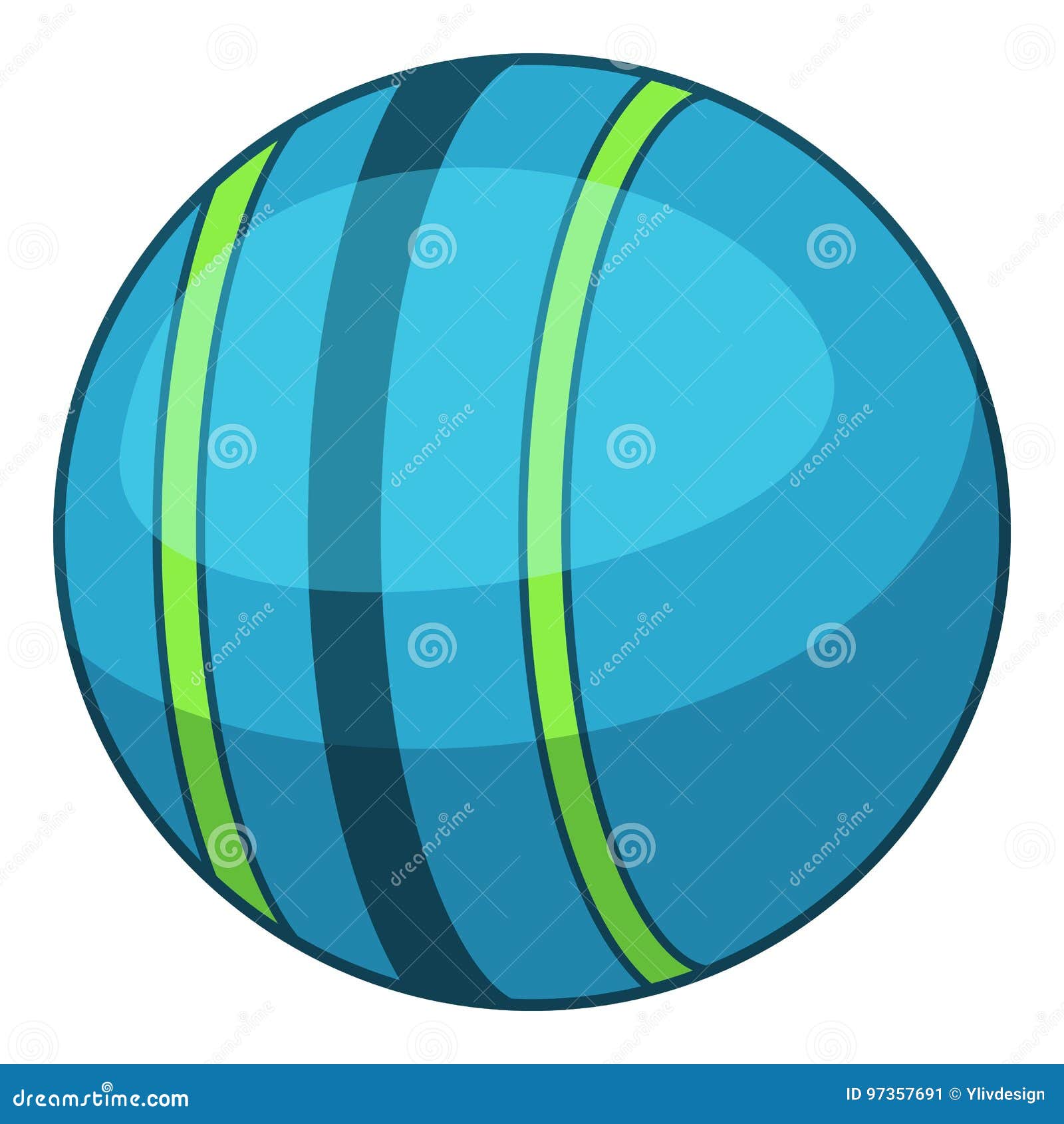 Trainer Powerball Icon, Cartoon Style Stock Vector - Illustration of ...