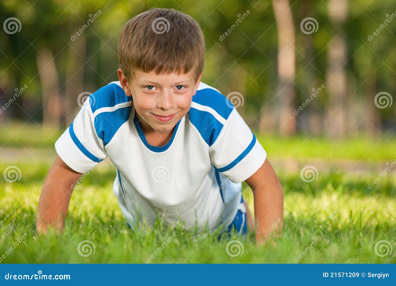 Training Athletic Handsome Boy Stock Image - Image of exercising ...