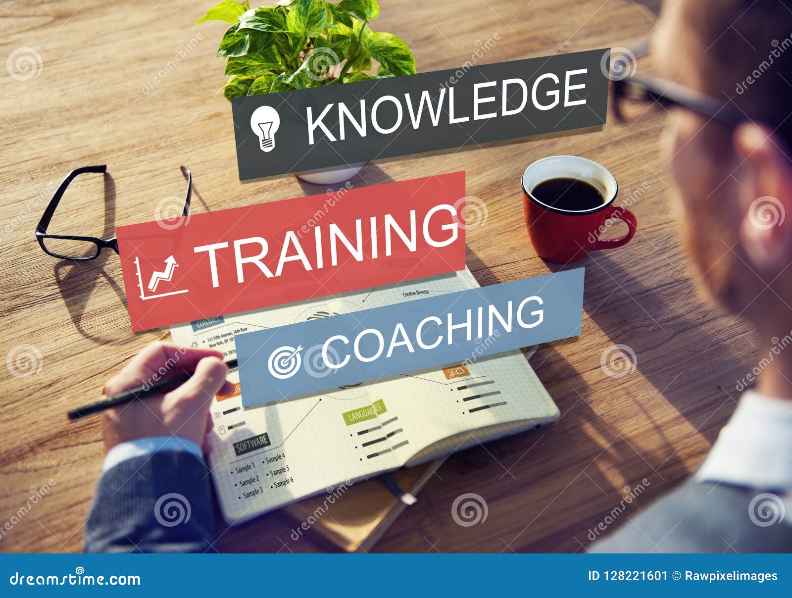 Training Best Practice Coaching Development Knowledge Concept Stock ...