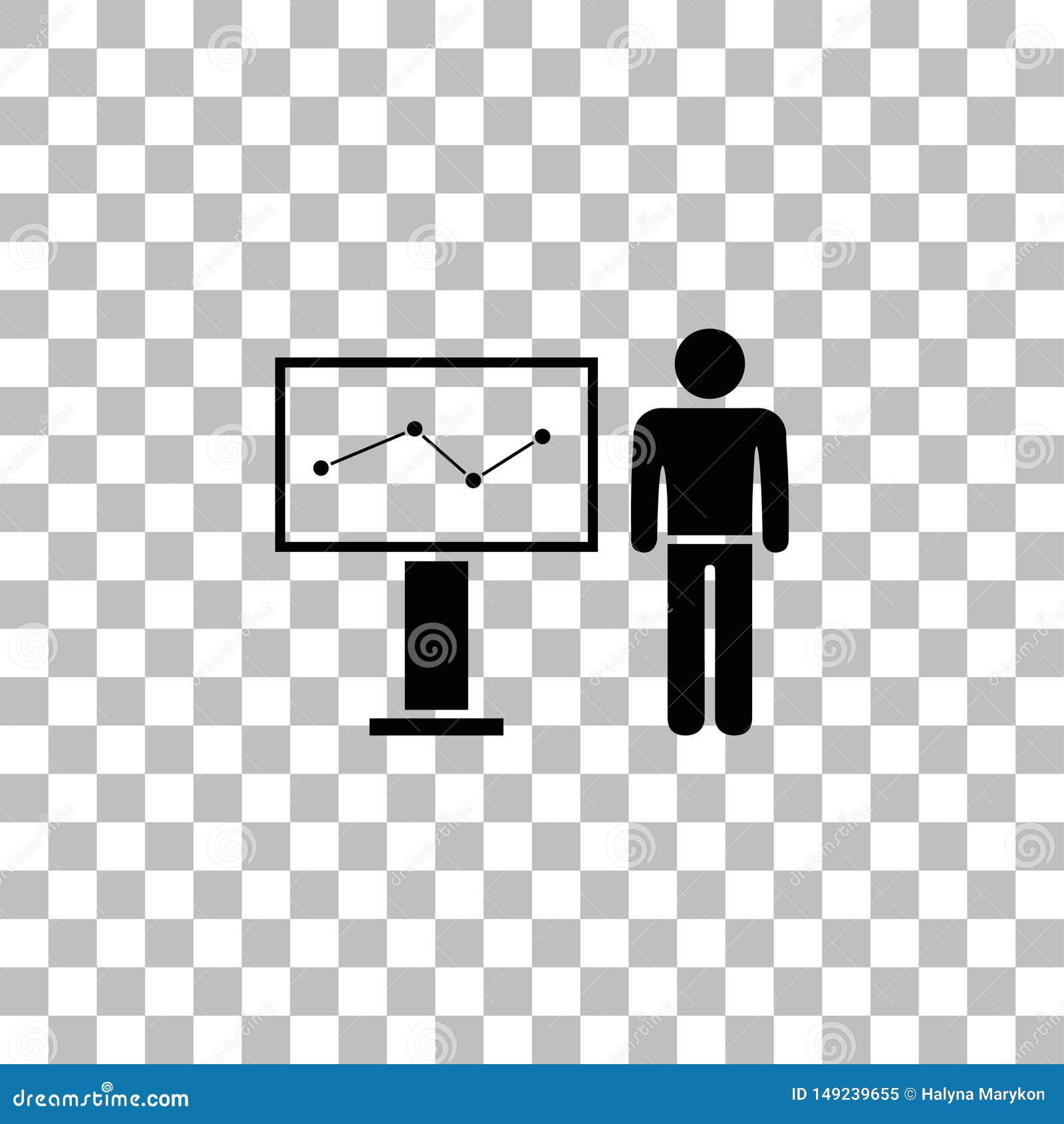 Training icon flat stock vector. Illustration of coach - 149239655