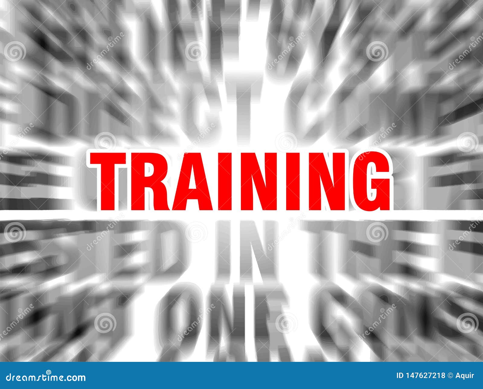 Training stock vector. Illustration of effect, zoom - 147627218