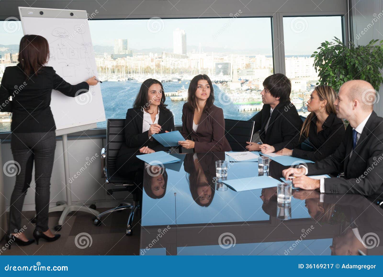 Training in board room stock image. Image of business - 36169217
