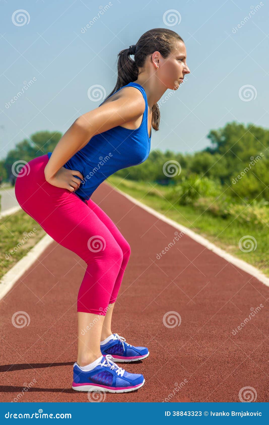 Training the bottom stock image. Image of person, women - 38843323