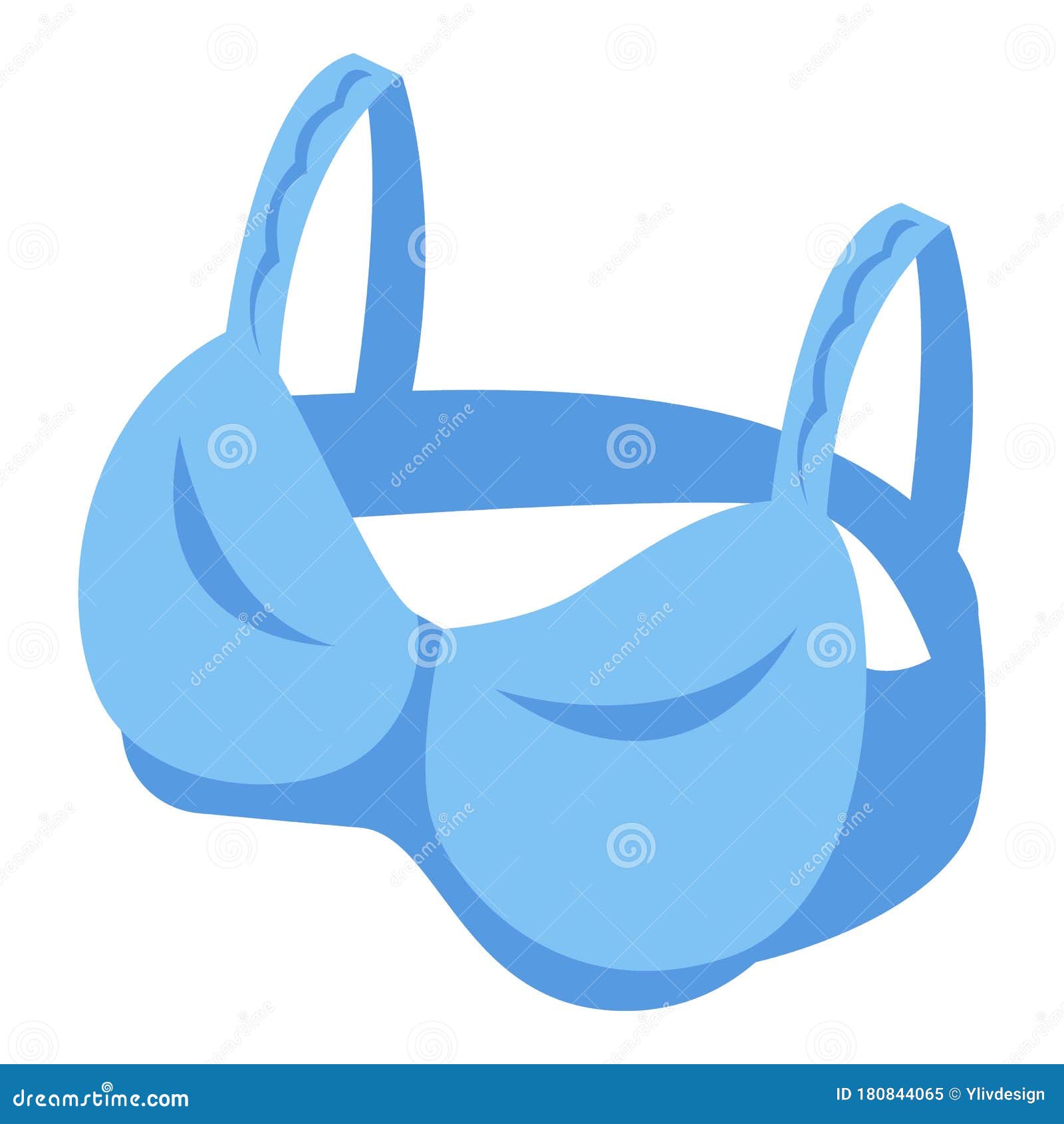 Training Bra Icon, Isometric Style Stock Vector - Illustration of ...