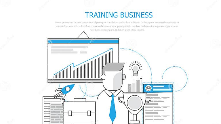 Training business stock vector. Illustration of idea - 96929478