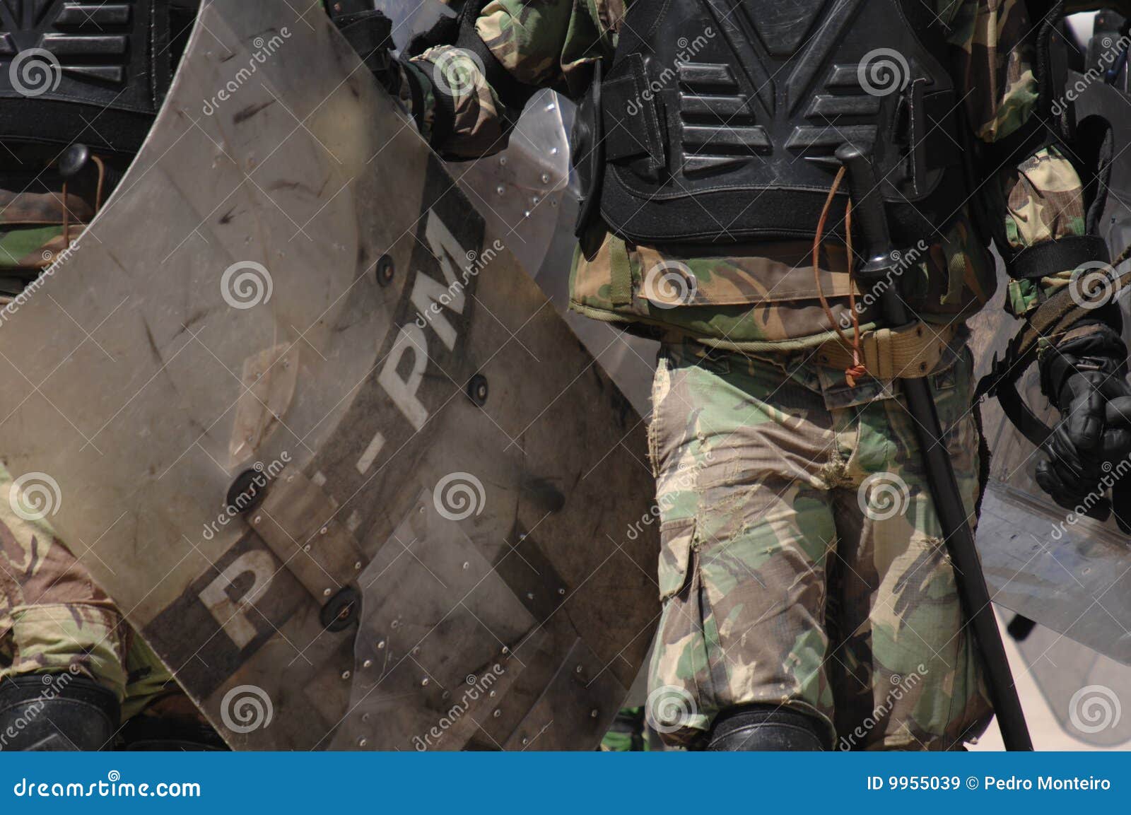Training for Civil Disturbance Stock Image - Image of criminals, body ...