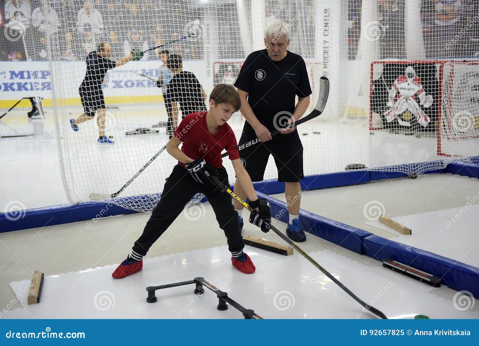 Training Complex for Hockey Players, Editorial Image - Image of holding ...