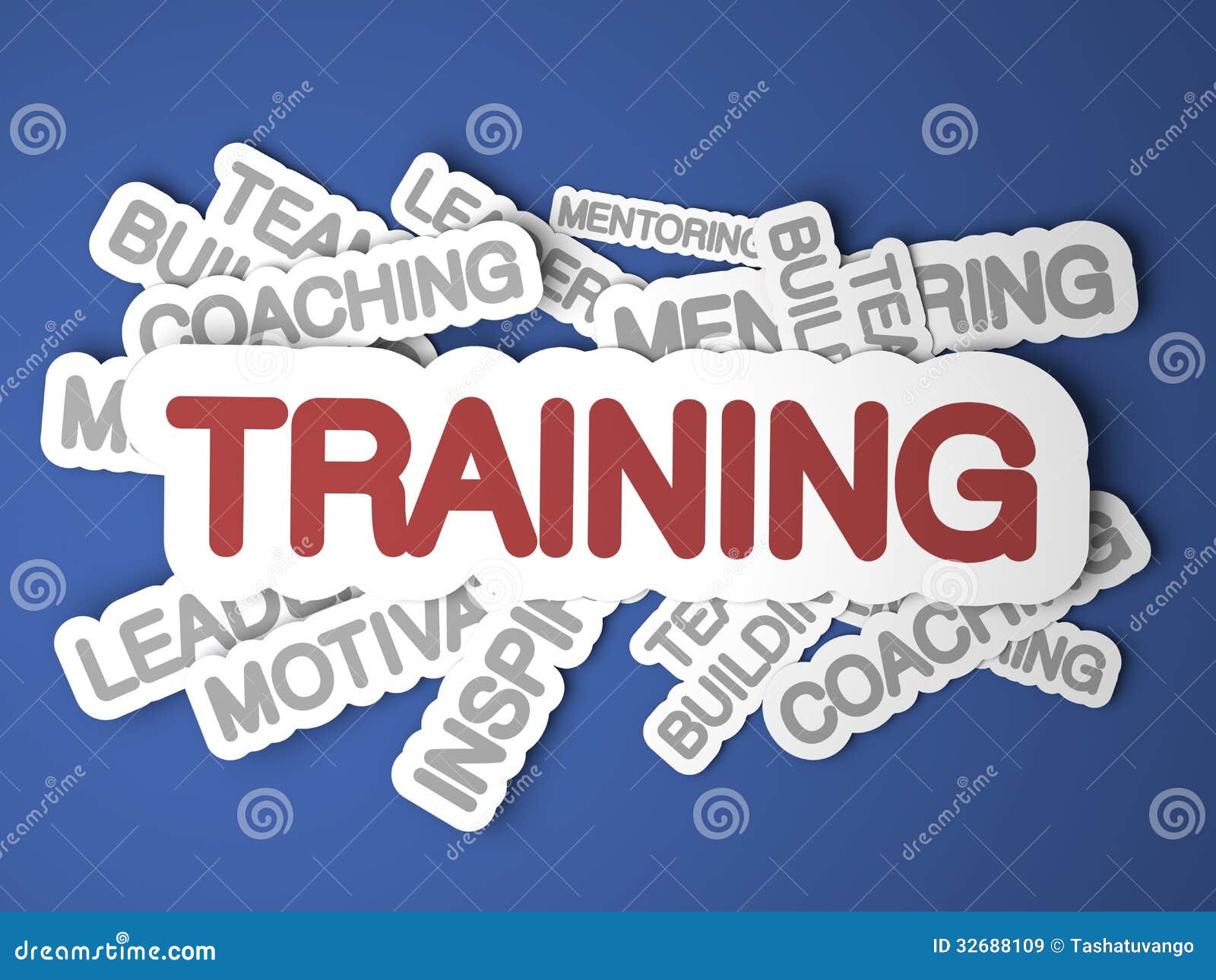 Training Concept. stock illustration. Illustration of elearning - 32688109