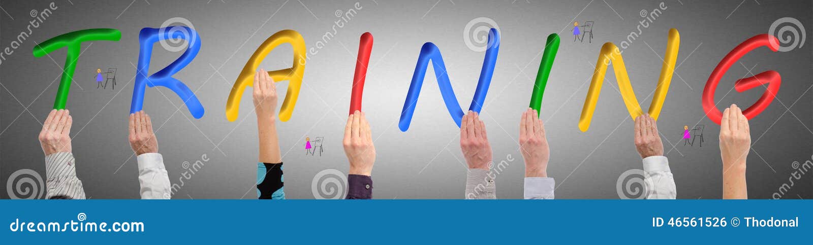 Training concept stock photo. Image of colorful, letters - 46561526