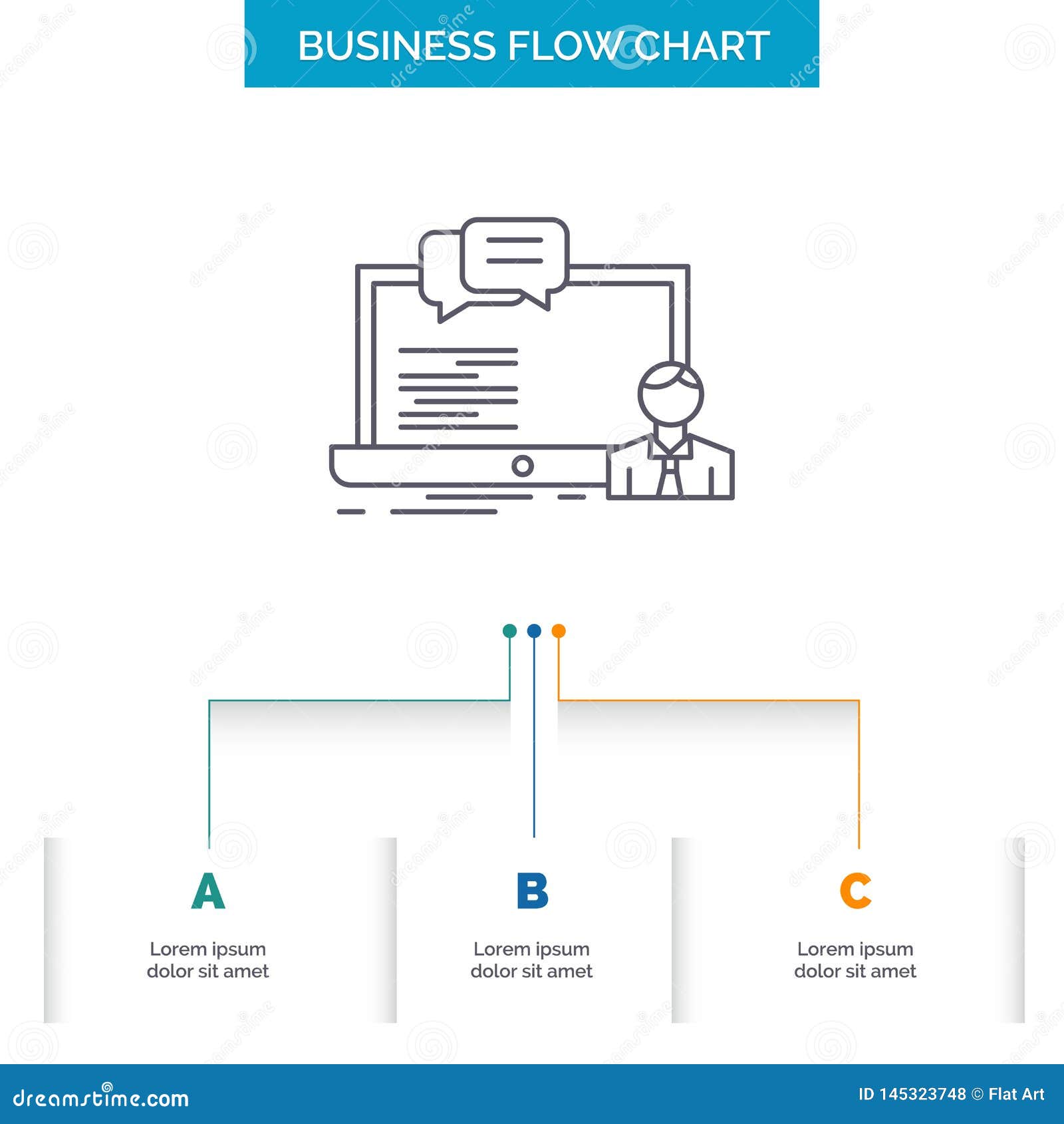 Training, Course, Online, Computer, Chat Business Flow Chart Design ...