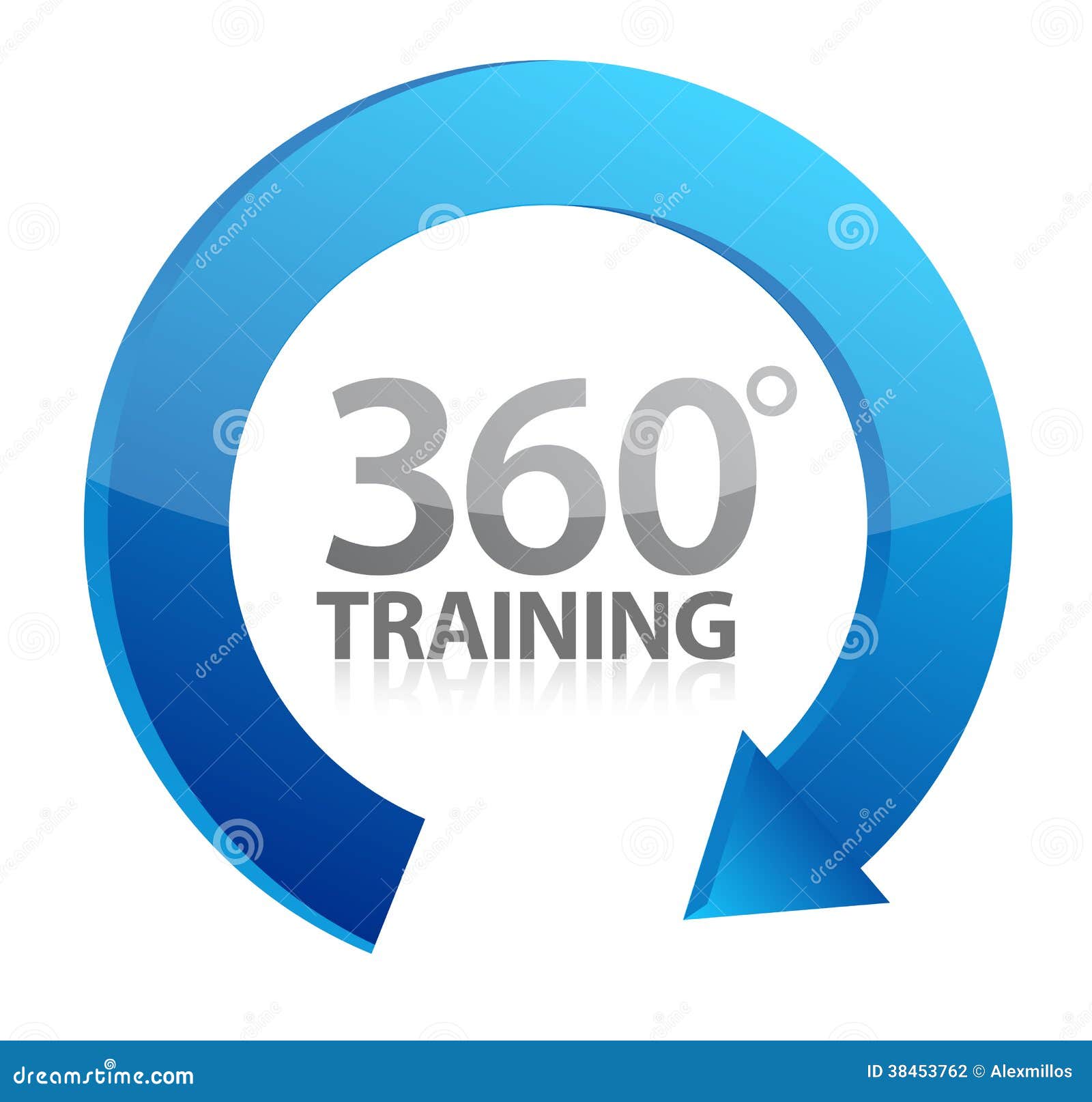 360 Training Cycle Illustration Design Stock Illustration ...