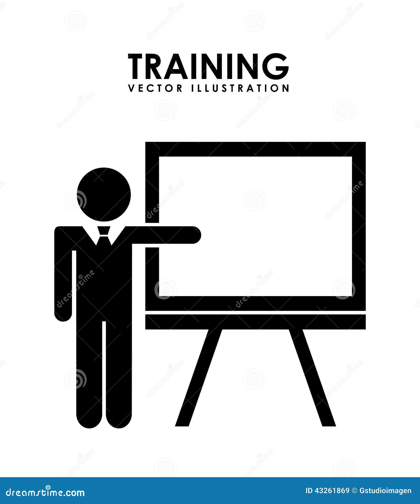 Training design stock vector. Illustration of human, person - 43261869