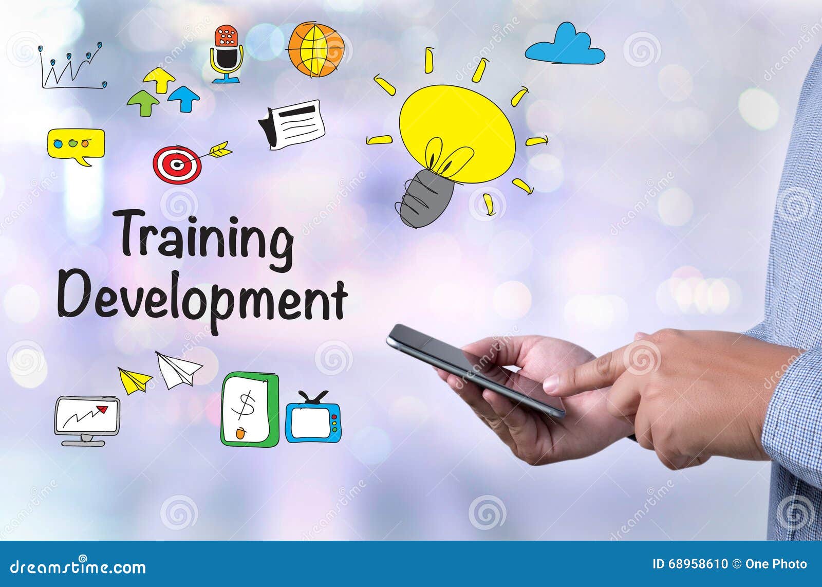 Training Development Concept Stock Photo - Image of aerial, instruction ...
