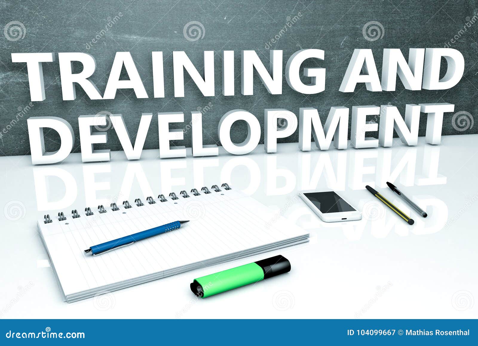 Training and Development stock illustration. Illustration of strategy ...