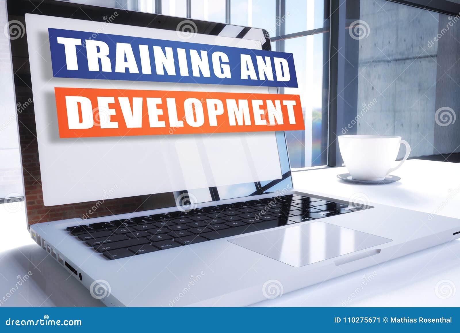 Training and Development stock illustration. Illustration of notebook ...