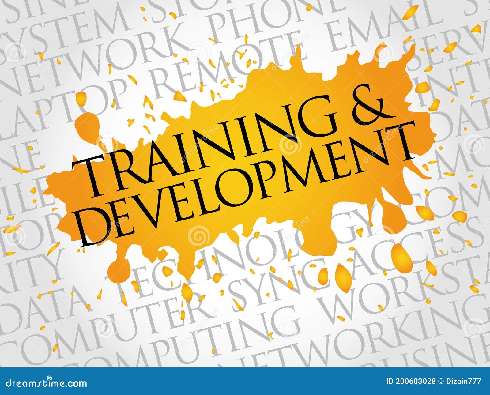 Training and Development stock illustration. Illustration of school ...