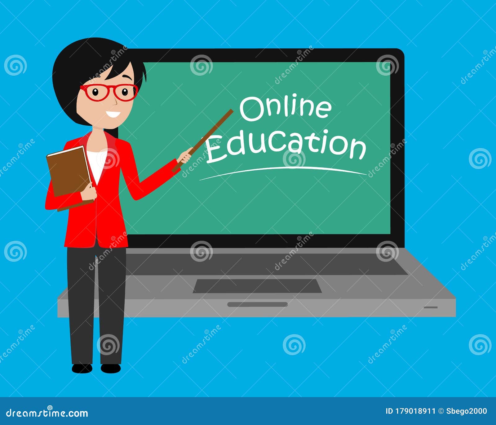 Training, Education, Online Tutorial, E-learning Concept. Stock Vector ...
