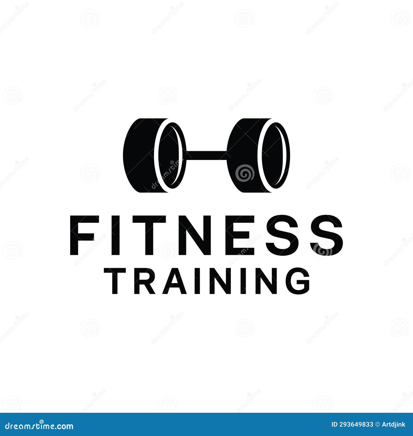 Training Fitness Logo Design Vector for Body Workout Stock Vector ...