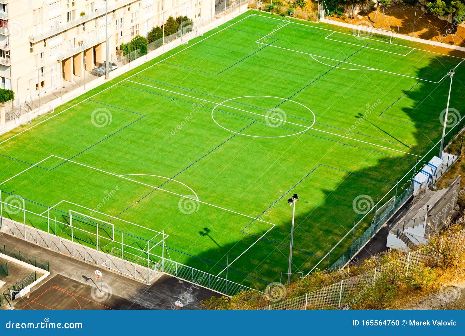 Training football stadium stock photo. Image of bright - 165564760