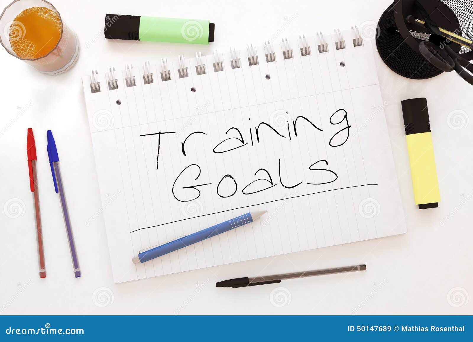 Training Goals stock illustration. Illustration of goal - 50147689