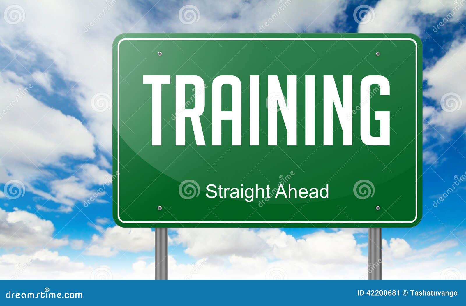 Training Wording And Timetable On Office Table Stock Image ...