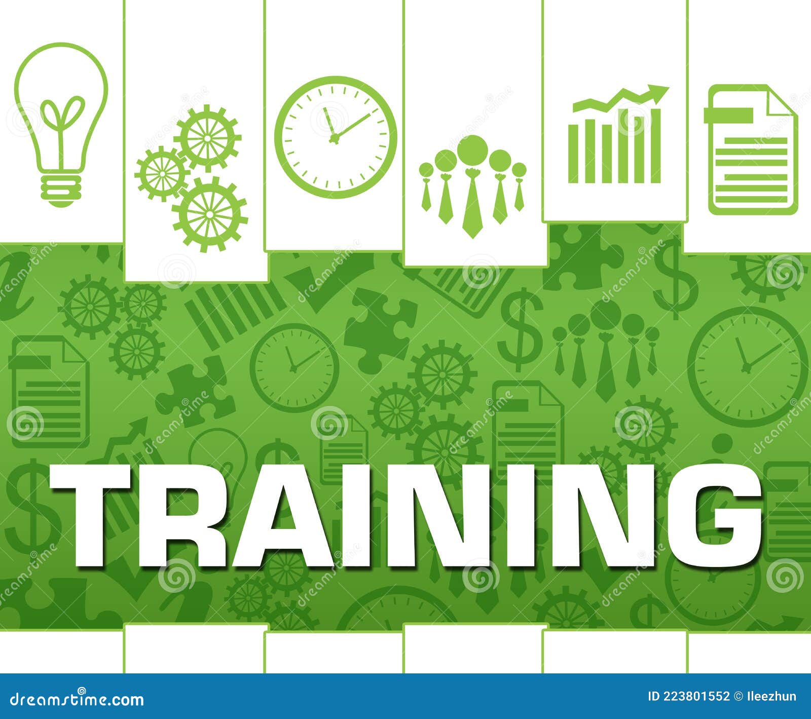 Training Green Stripes Lines Symbols Stock Illustration - Illustration ...