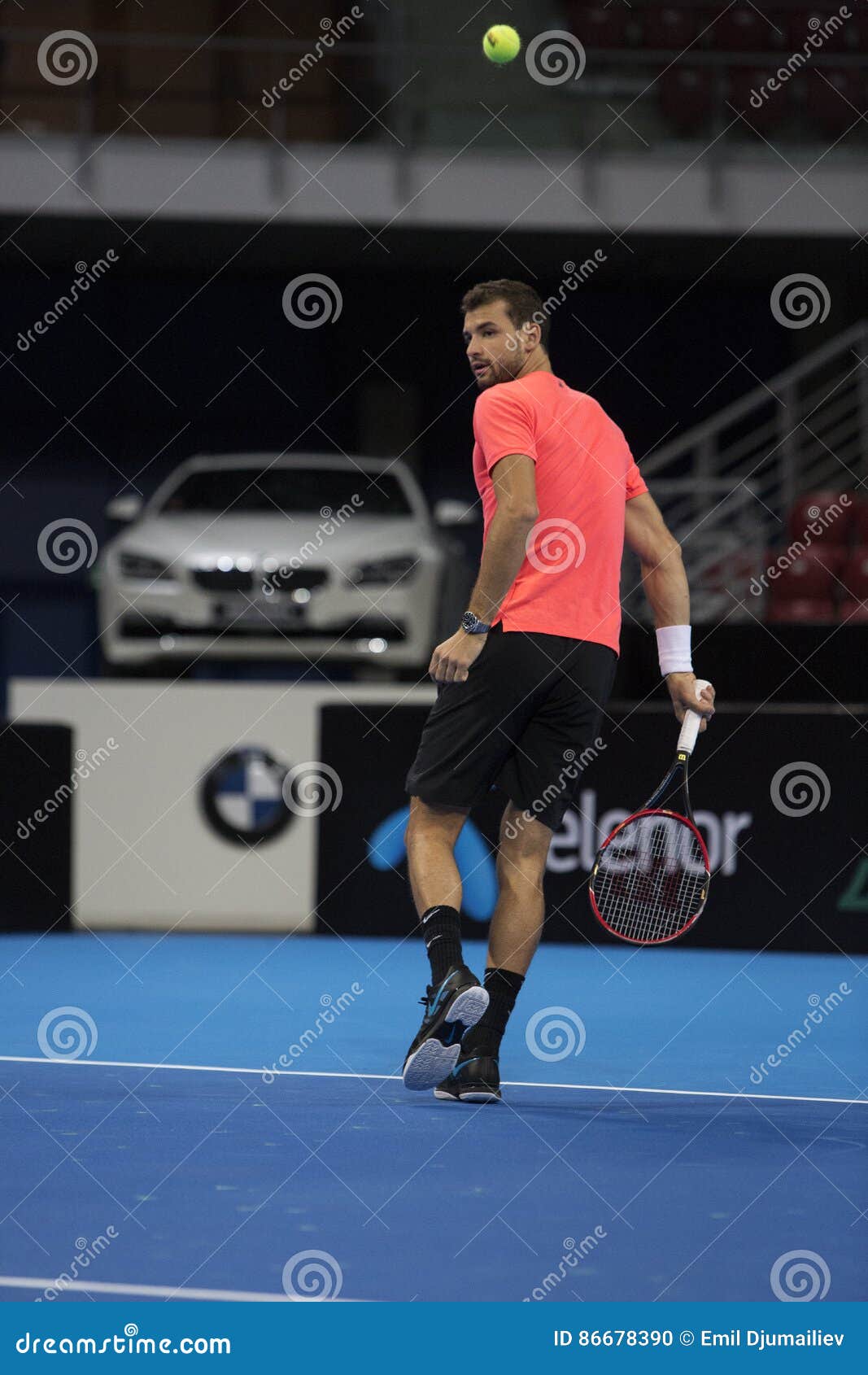 Training on Grigor Dimitrov Editorial Image - Image of grand, action ...