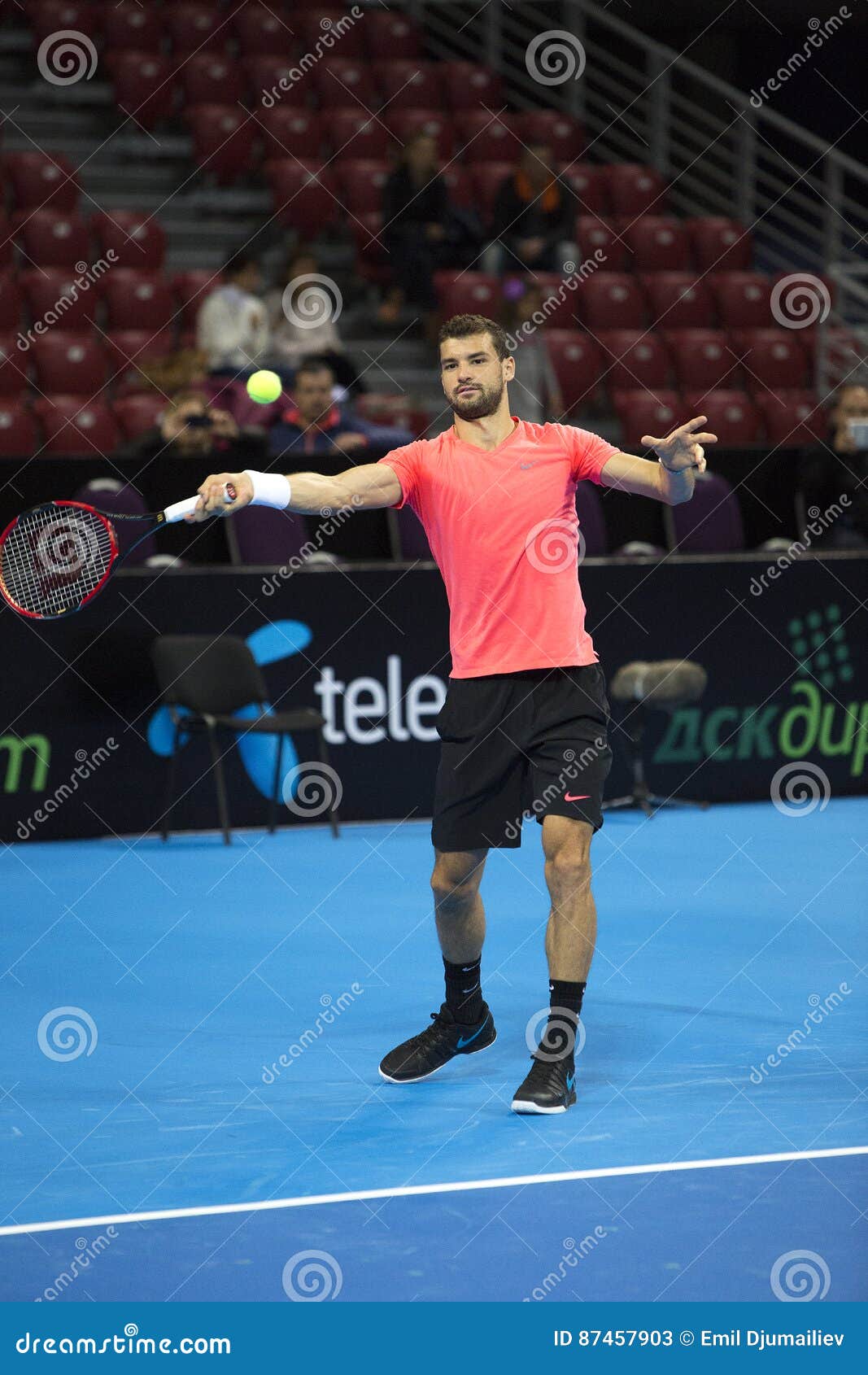 Training on Grigor Dimitrov Editorial Stock Photo - Image of score ...