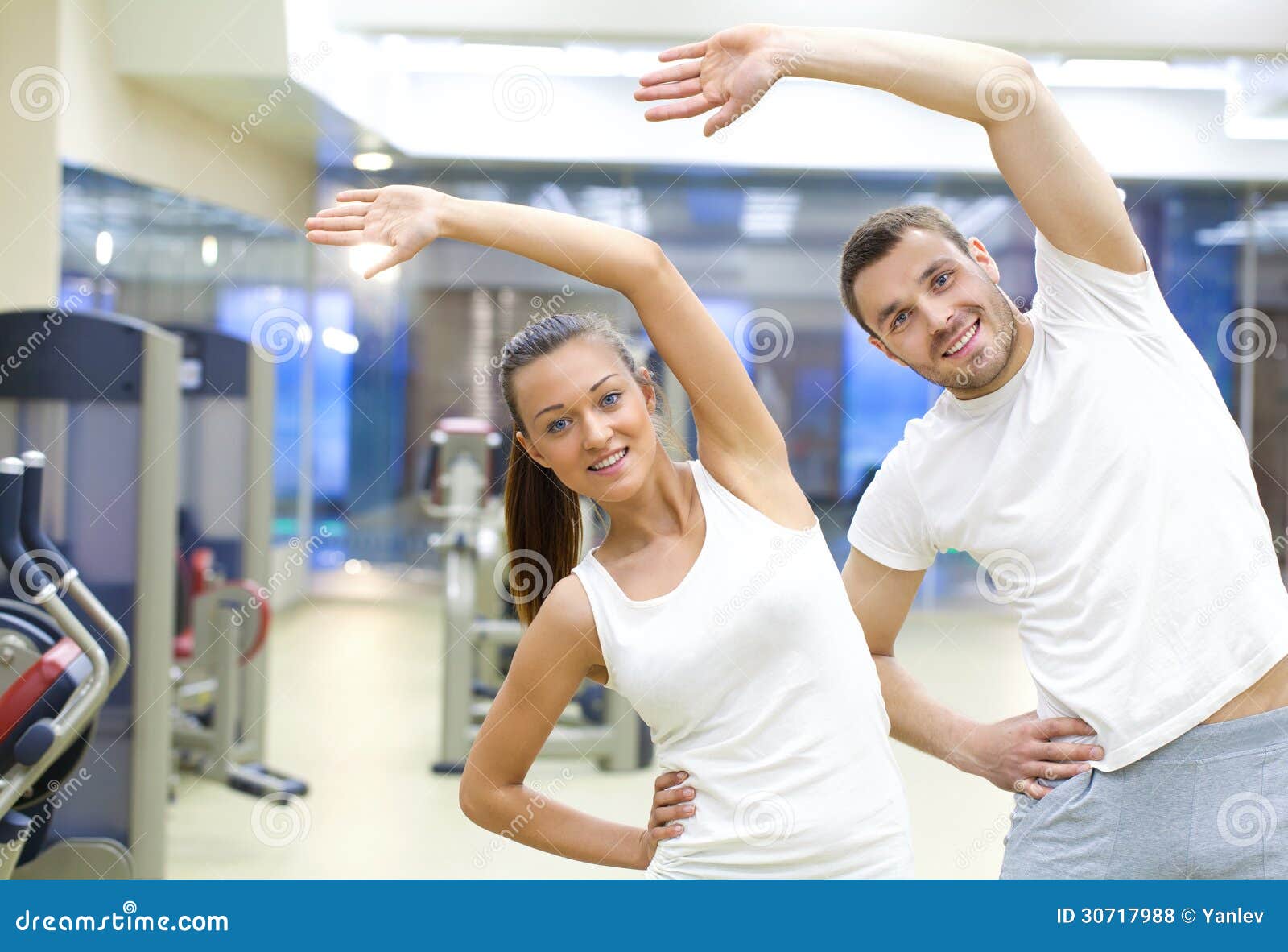 Training in gym stock photo. Image of family, people - 30717988