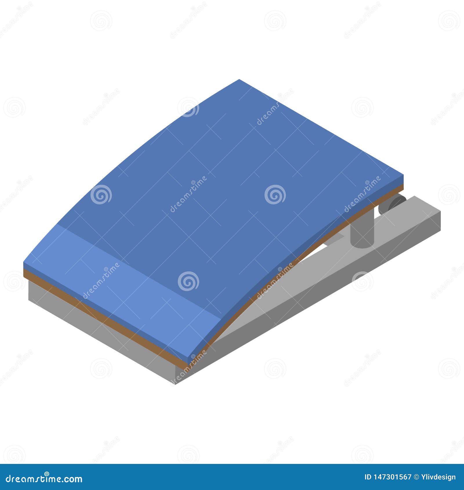 Gymnastic Springboard. Vector Drawing | CartoonDealer.com #119882699