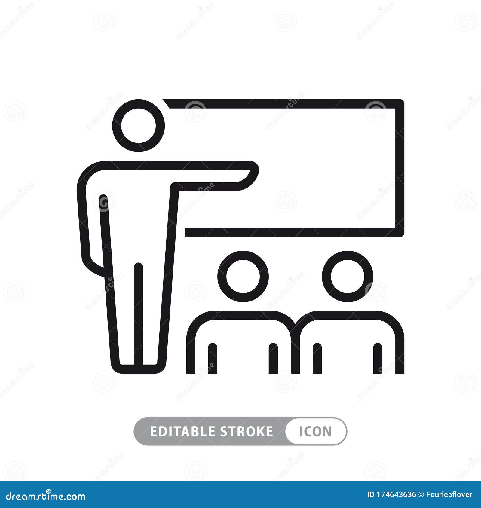 Training Icon Isolated on White Background. Vector Illustration Stock ...