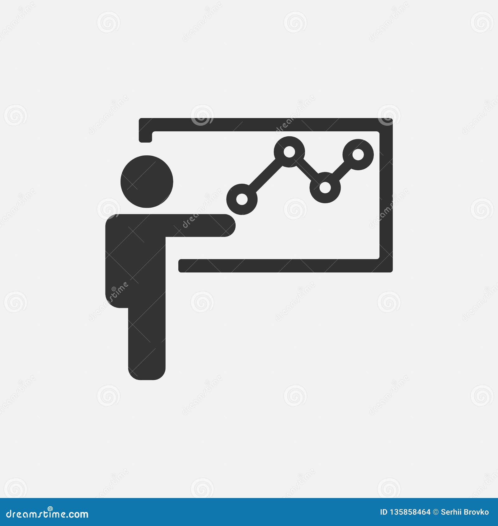 Training Icon Isolated on White Background. Vector Illustration Stock ...