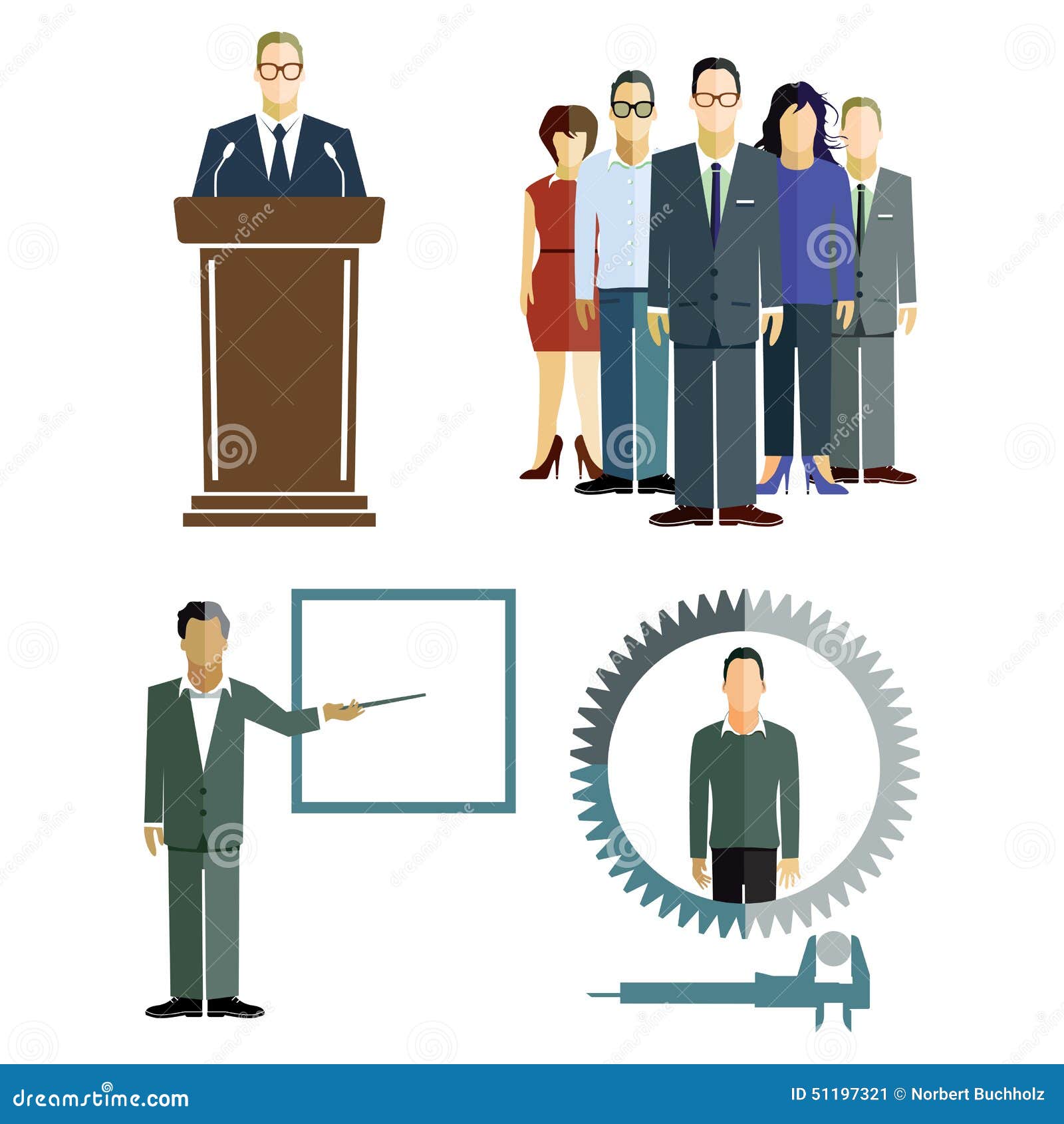 Training illustration stock vector. Illustration of courses - 51197321