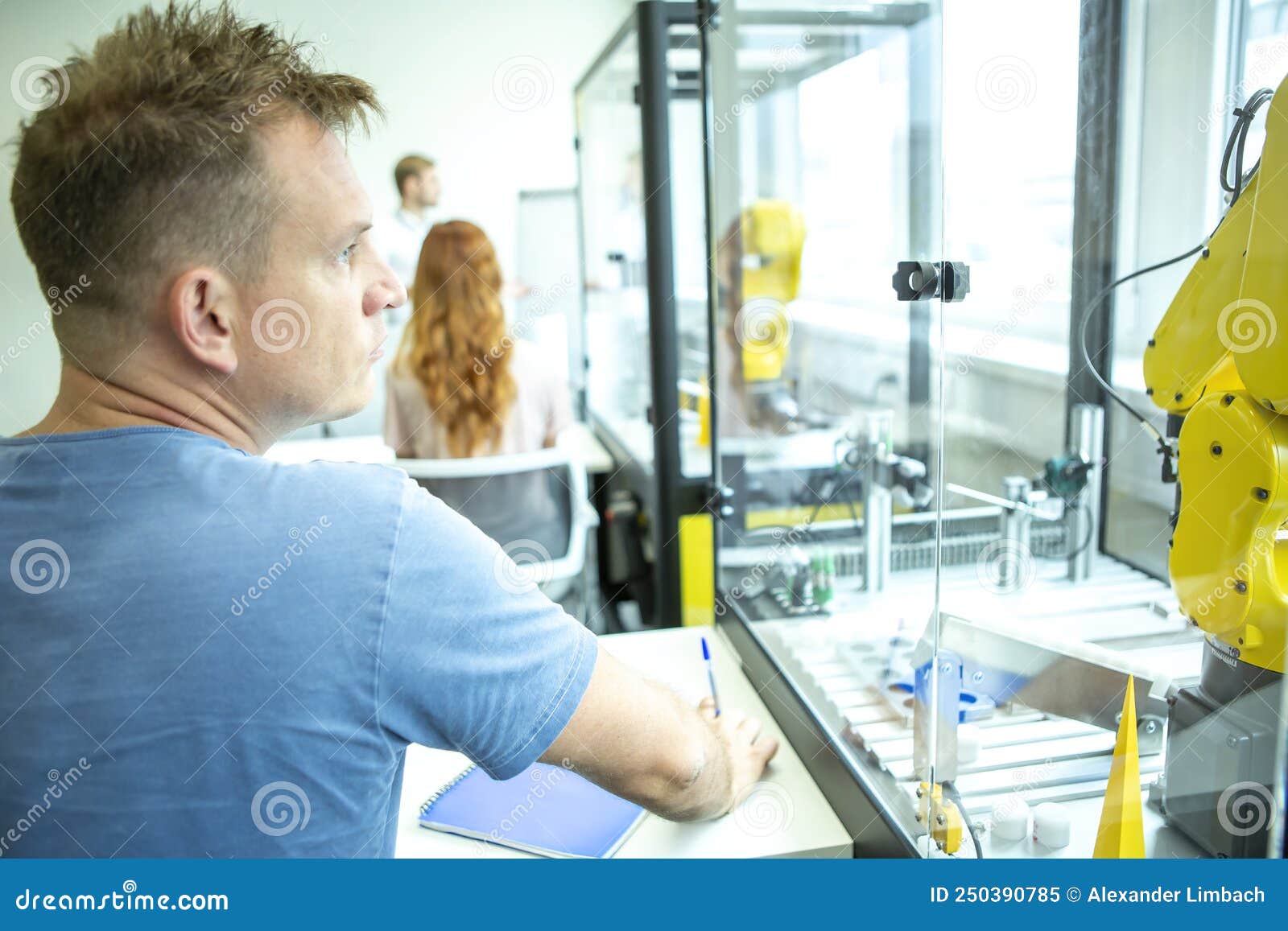 Training for Industrial Robots Stock Image - Image of manufacture ...