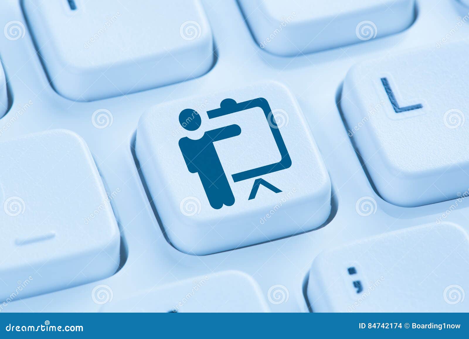 Training Learning Education Coaching Workshop Online Internet Bl Stock ...