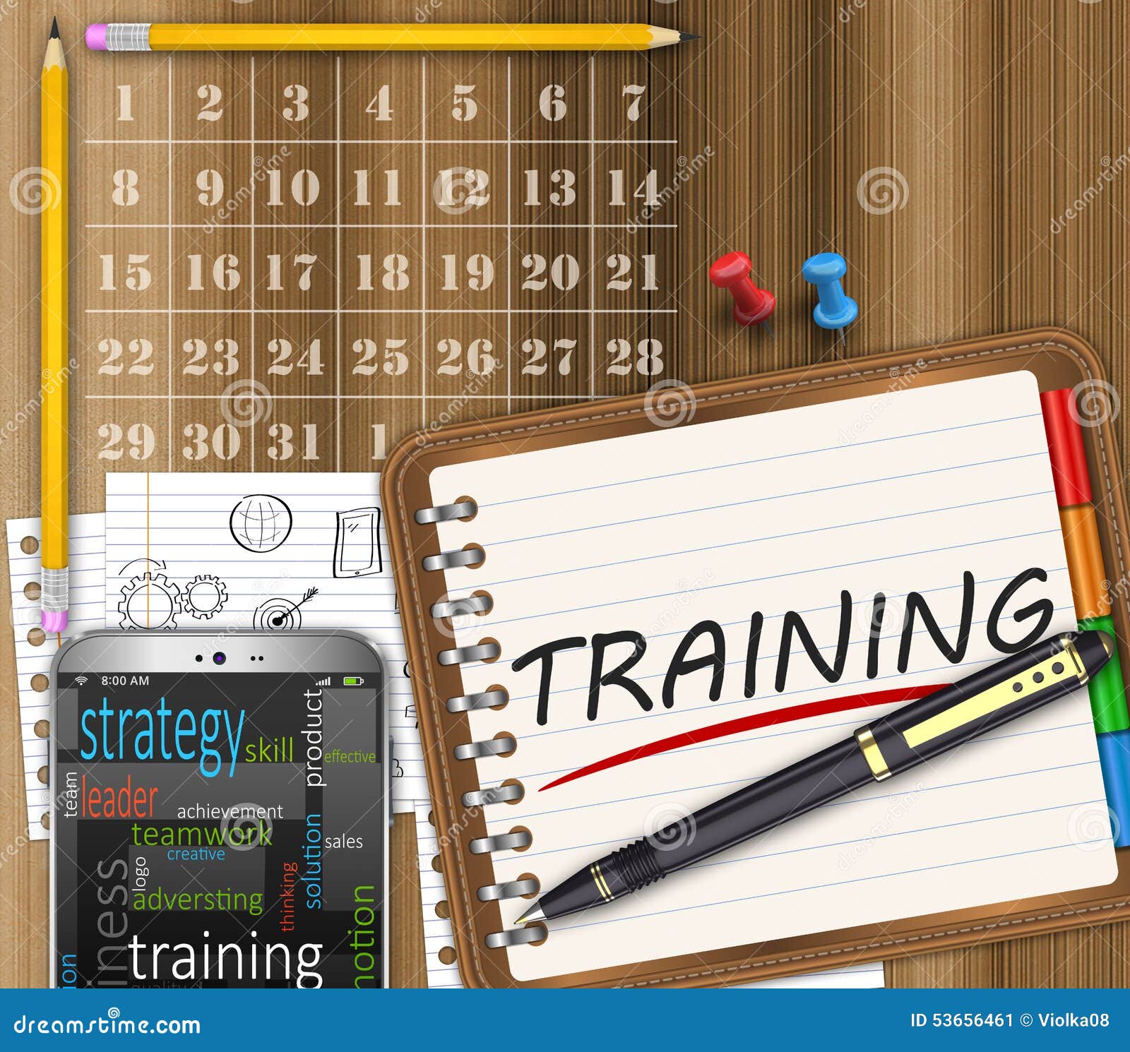 Training management stock illustration. Illustration of learning - 53656461