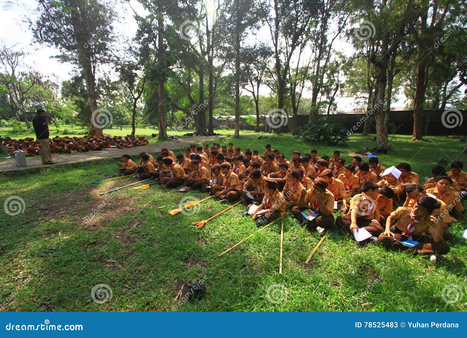 Training members in scouts editorial stock photo. Image of indonesia ...