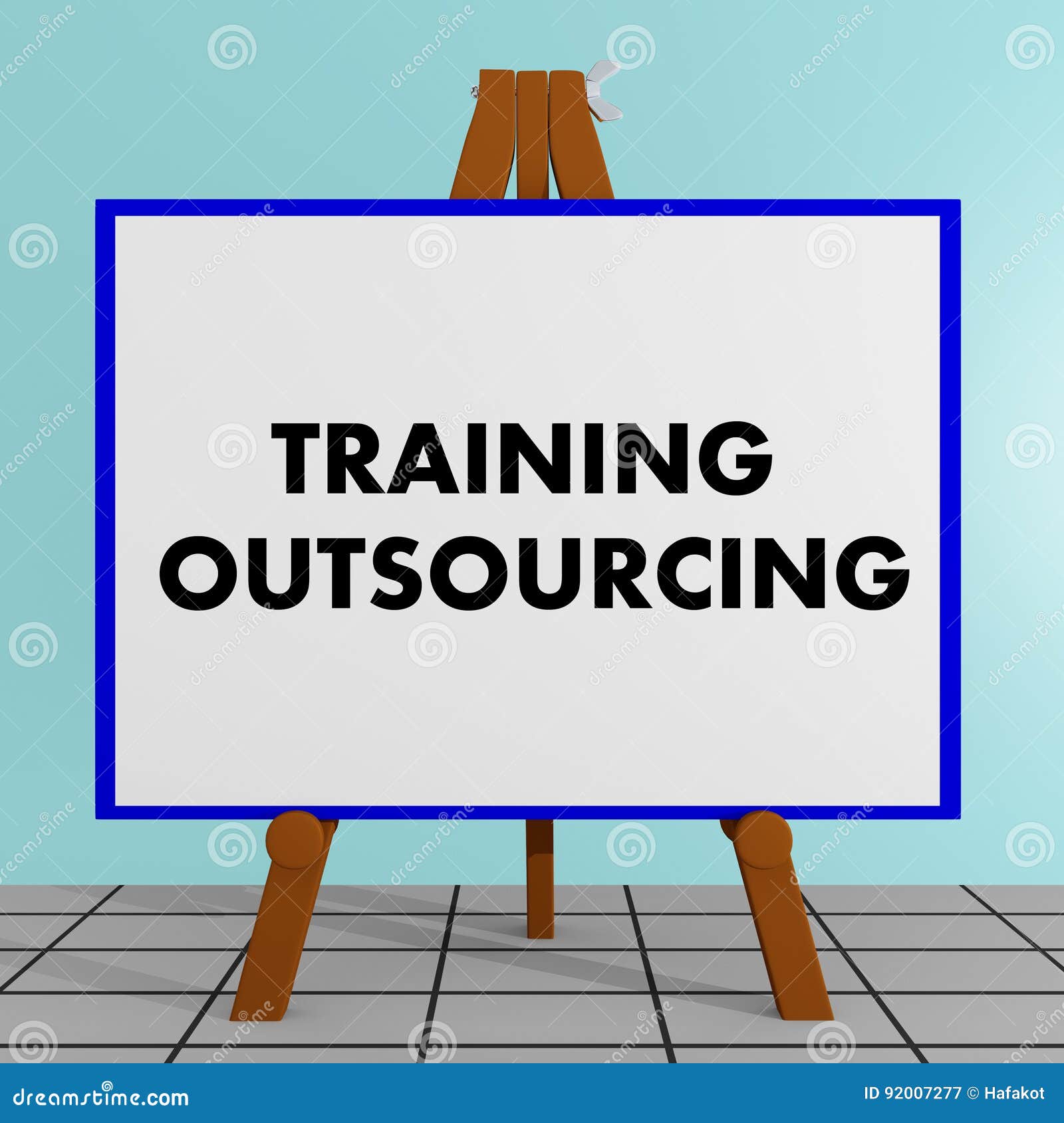 Training Outsourcing Concept Stock Illustration - Illustration of ...