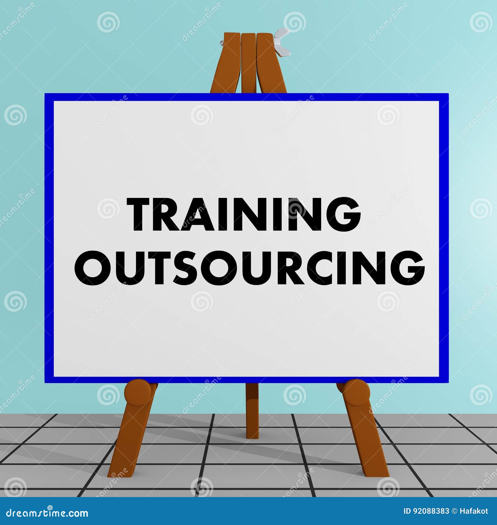 Training Outsourcing Concept Stock Illustration - Illustration of ...