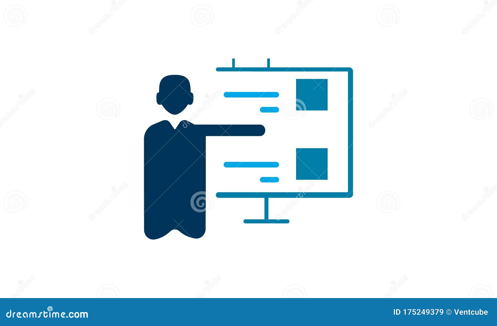 Training, Presentation Icon Vector Illustration. Stock Vector ...