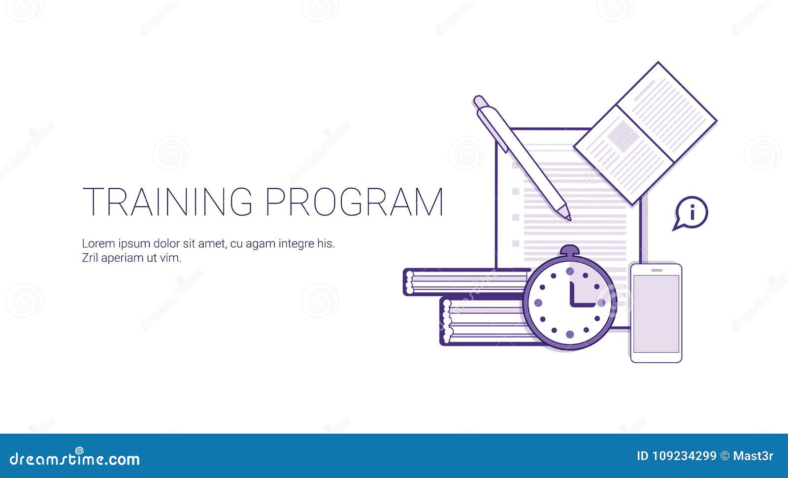 Training Program Education Business Concept Template Web Banner with ...