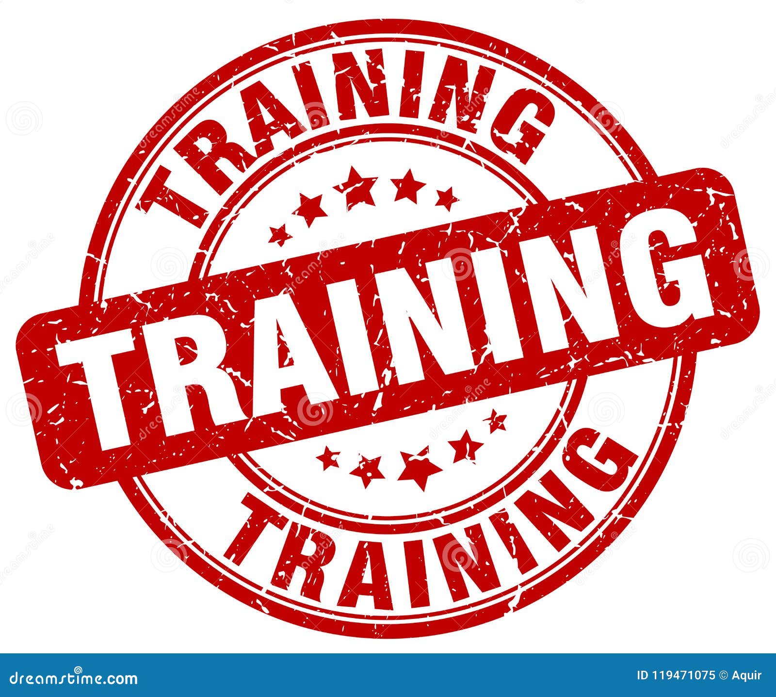 Training red stamp stock vector. Illustration of stamp - 119471075