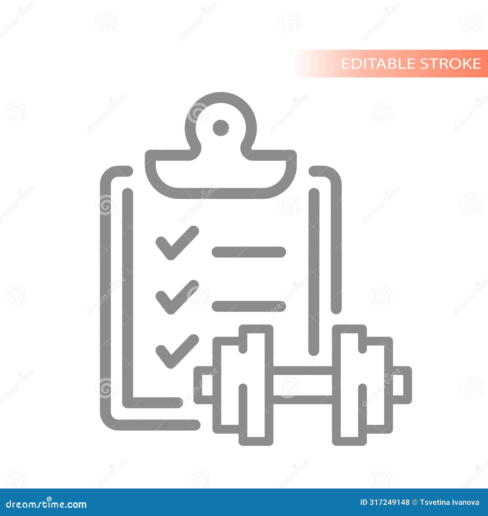 Training Schedule And Stopwatch Cartoon Vector | CartoonDealer.com ...